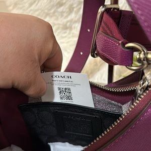 Coach | Bags | Coach Hobo Crossbody Deep Plum | Poshmark